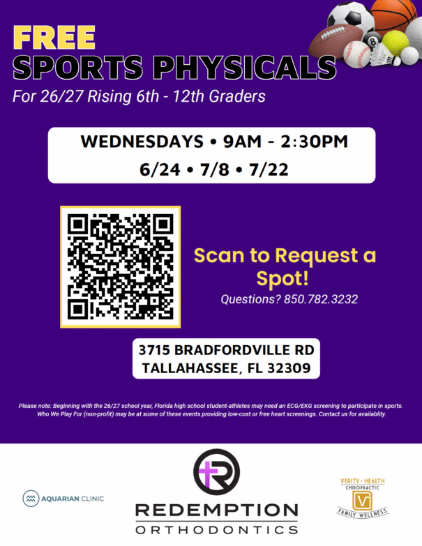 Free School Sports Physicals for Student-Athletes • Visit Tallahassee